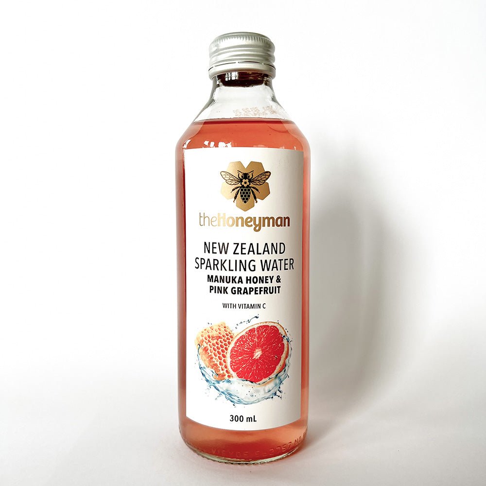 Manuka Honey & Pink Grapefruit Sparkling Water – theHoneyman